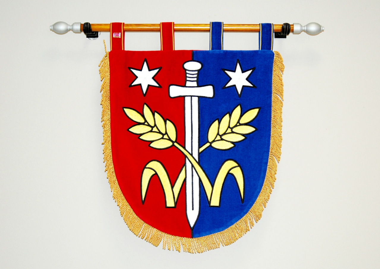 Embroidered banners of arms | Alerion